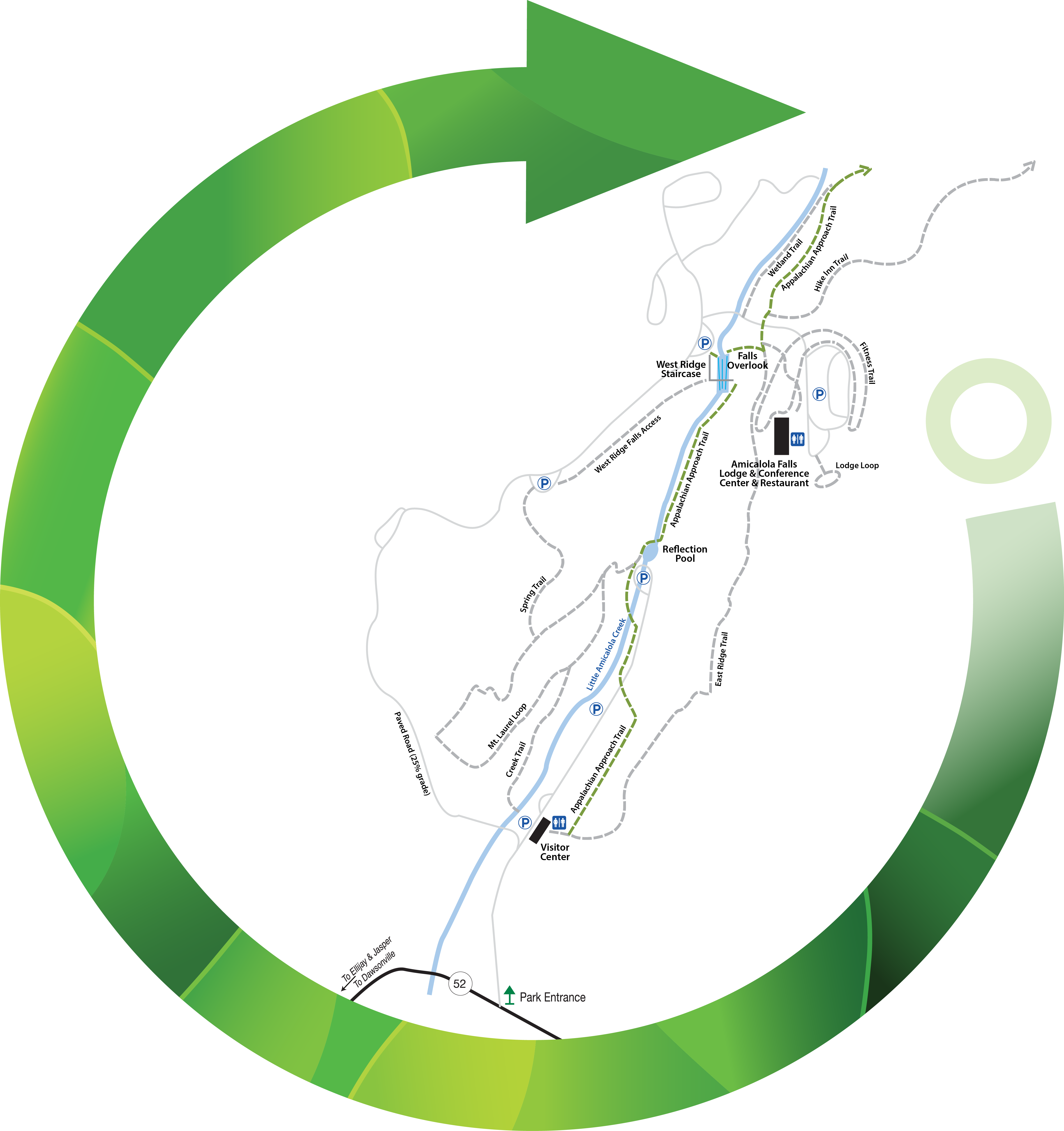 Appalachian Approach Trail – Amicalola Falls