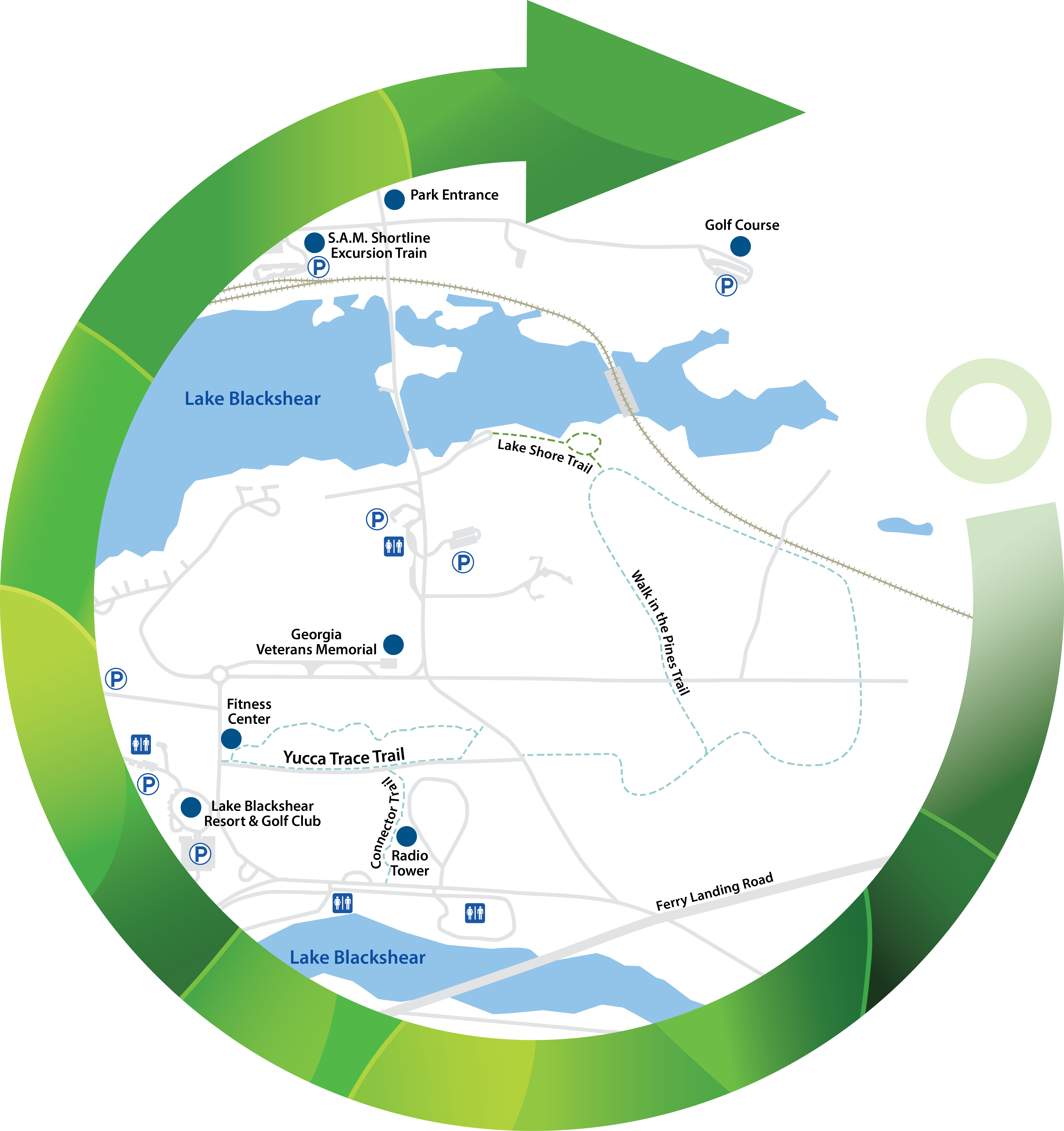 Lake Shore Trail – Georgia Veterans State Park