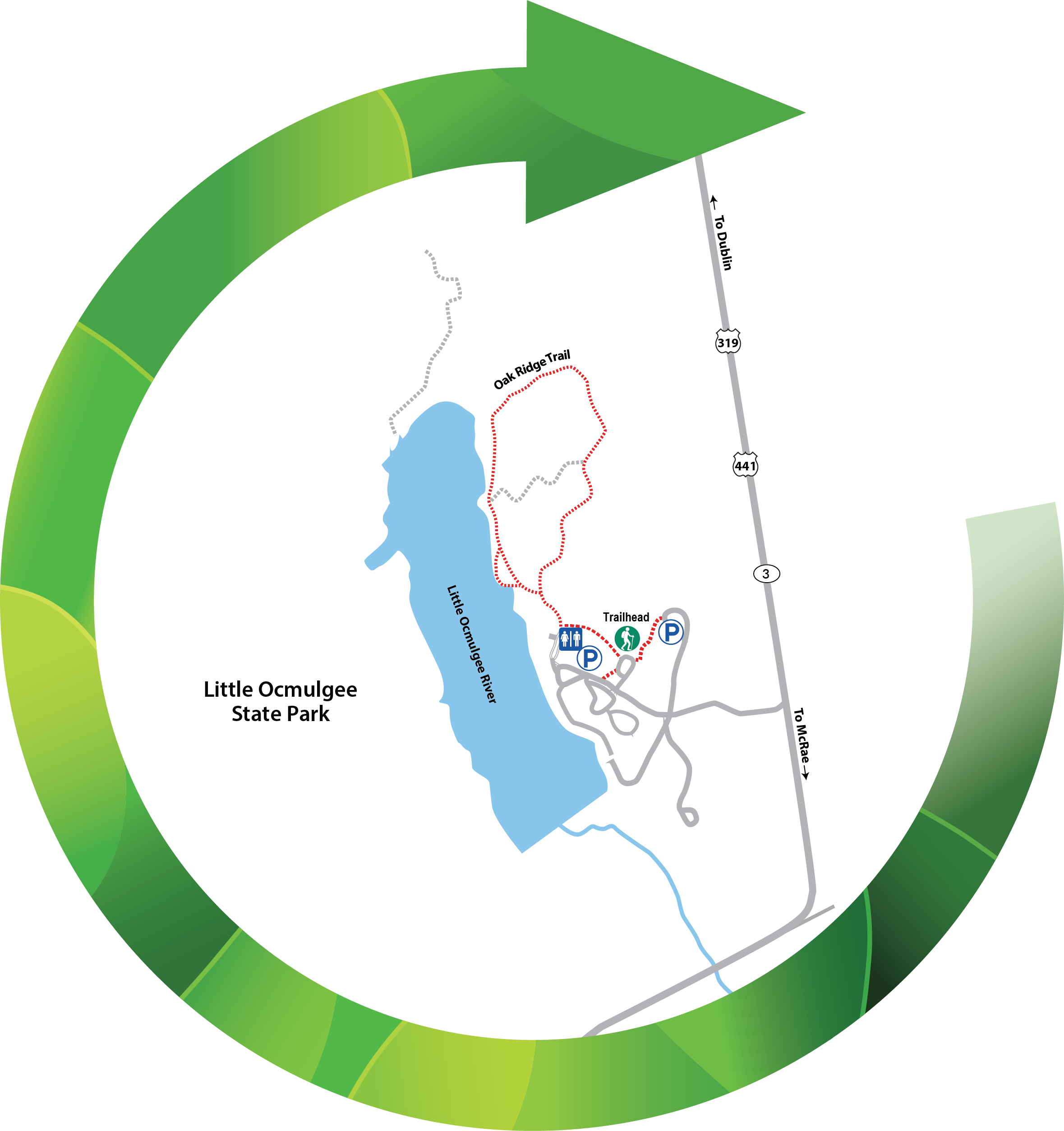 Oak Ridge Trail – Little Ocmulgee State Park