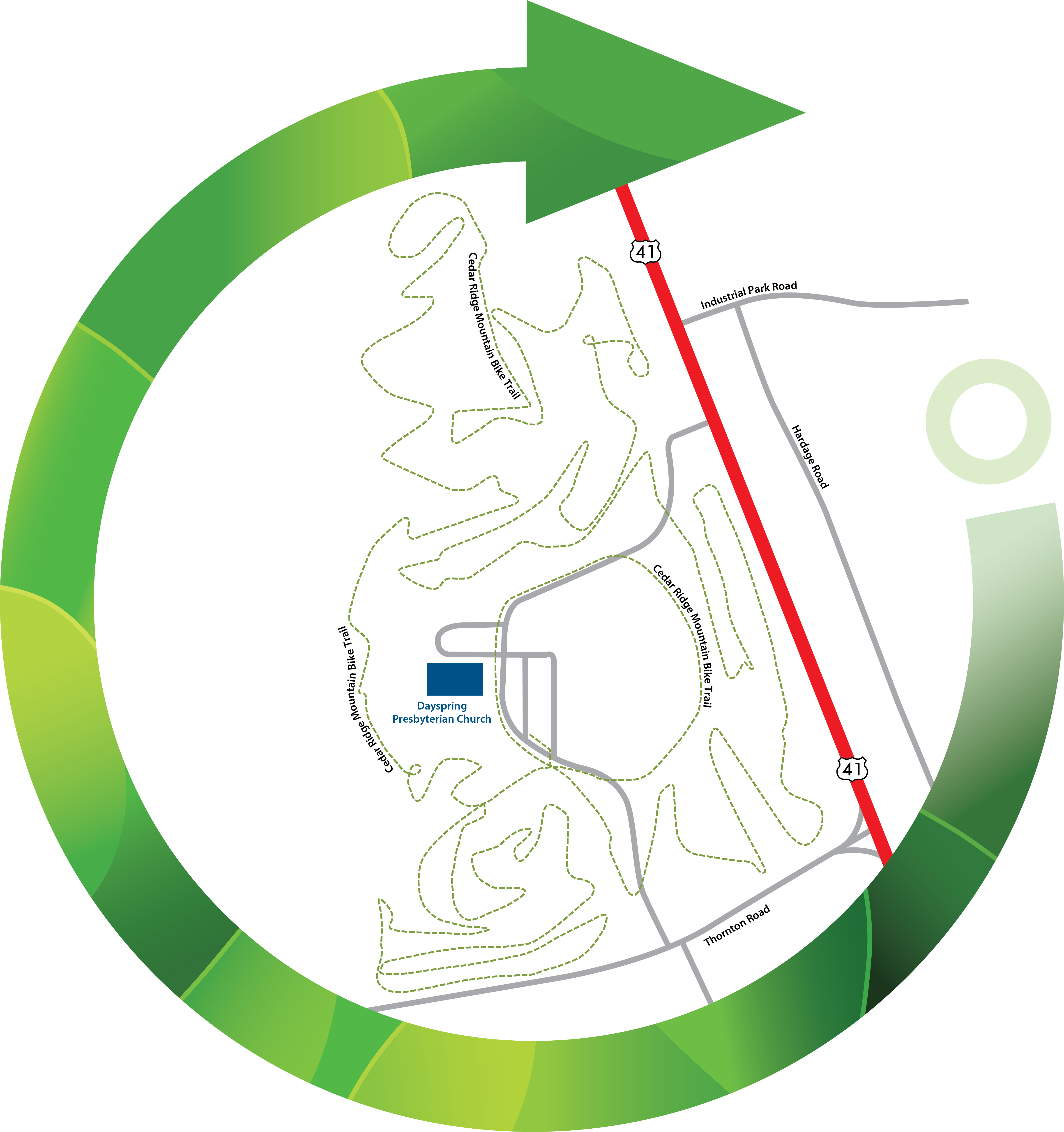 Cedar Ridge Bike Trail at Dayspring